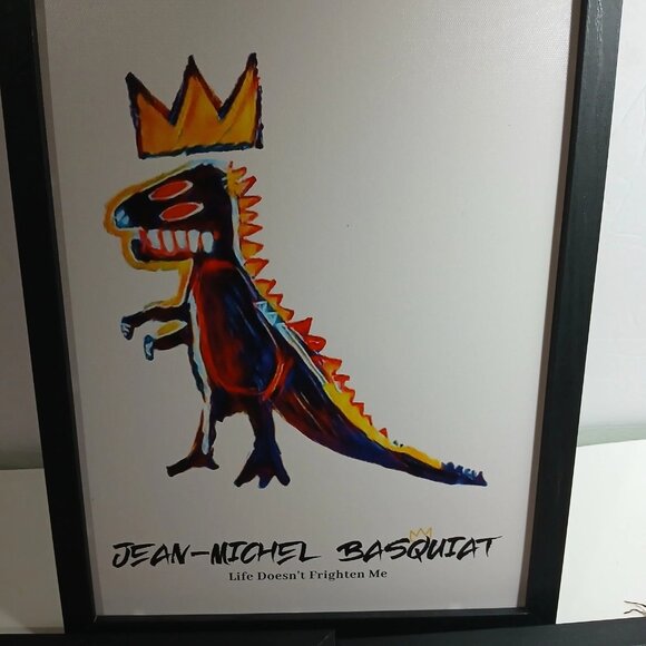 Art | Framed Basquiat Wall Art Basquiat Poster Jean Michel Basquiat ...